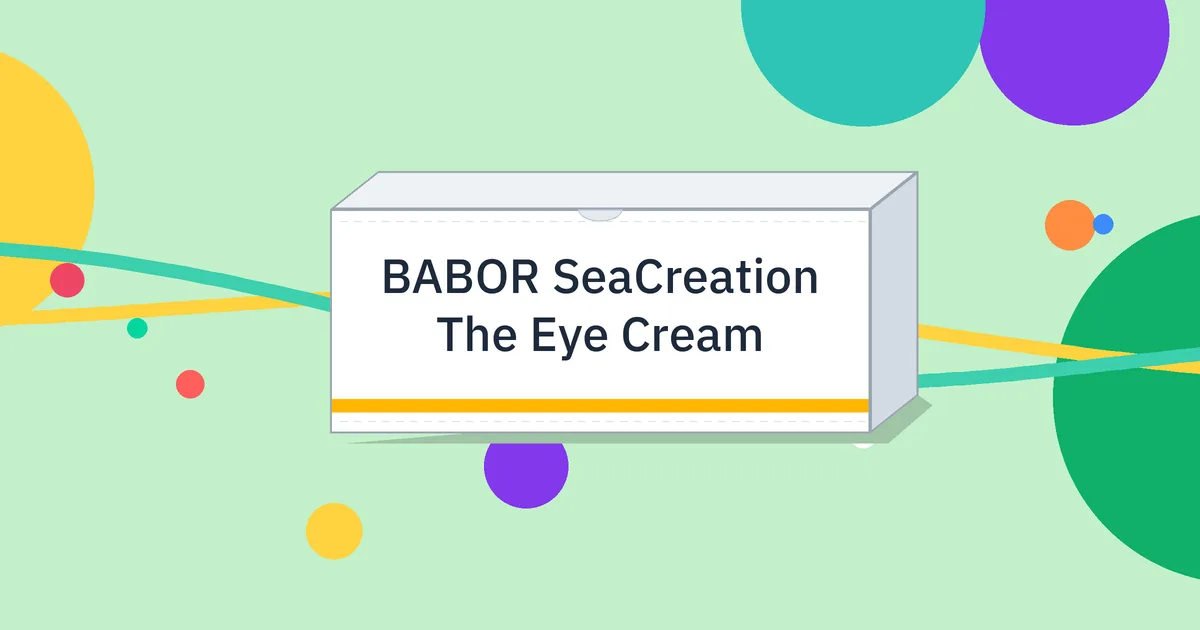 Symbolbild: Packung mit der Aufschrift BABOR SeaCreation The Eye Cream (PZN 20510542) – Verfügbarkeit und Bezug in Apotheken in Frankfurt am Main