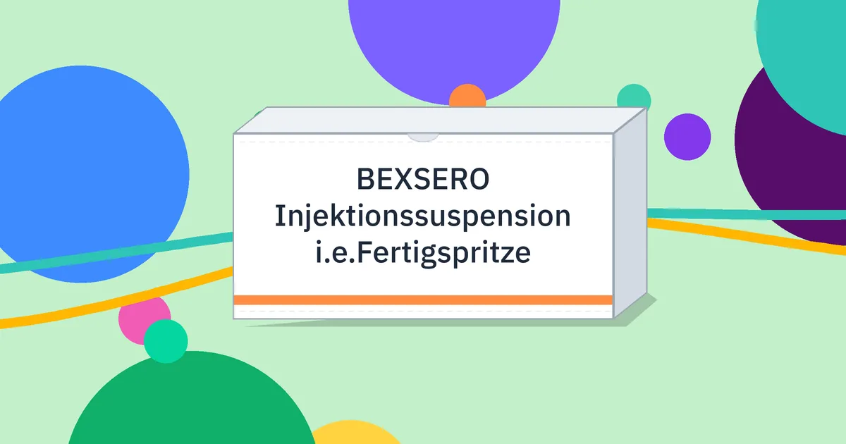 Symbolbild: Packung mit der Aufschrift BEXSERO Injektionssuspension i.e.Fertigspritze (PZN 18778993) – Verfügbarkeit und Bezug in Apotheken in Frankfurt am Main