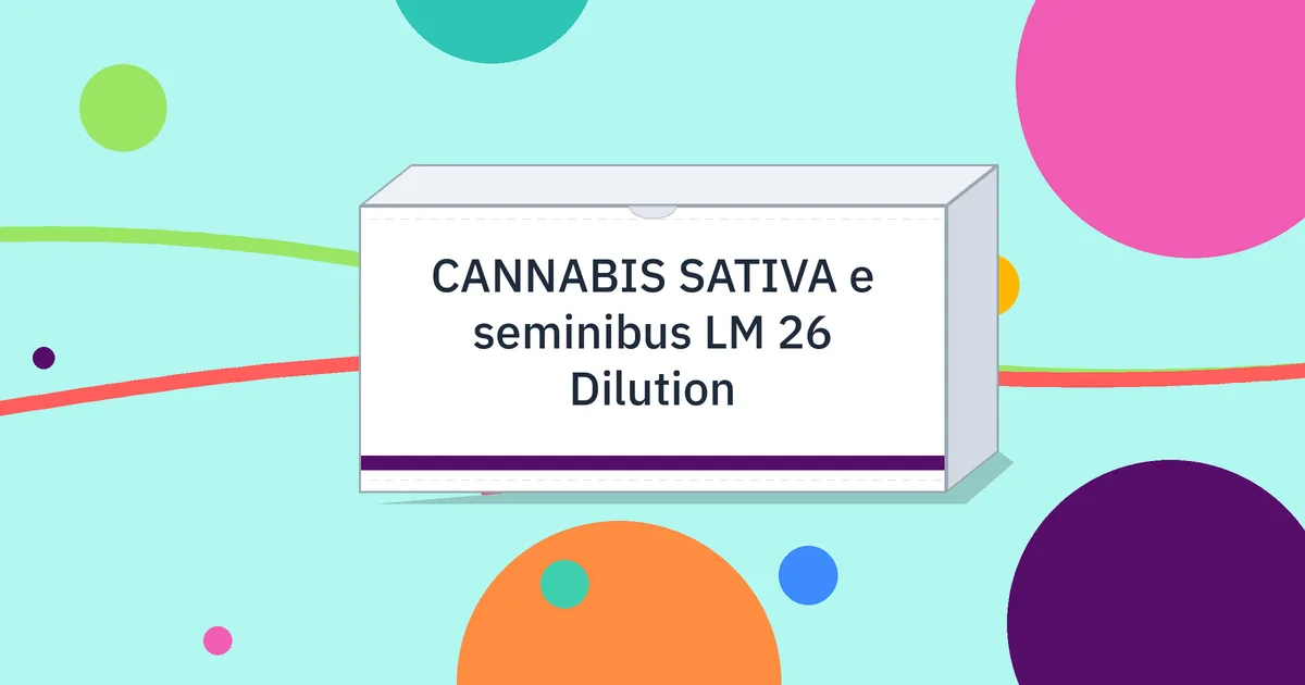 Symbolbild: Packung mit der Aufschrift CANNABIS SATIVA e seminibus LM 26 Dilution (PZN 12143911) – Verfügbarkeit und Bezug in Apotheken in Frankfurt am Main