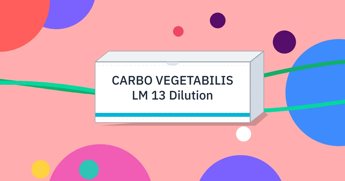 Symbolbild: Packung mit der Aufschrift CARBO VEGETABILIS LM 13 Dilution (PZN 12809480) – Verfügbarkeit und Bezug in Apotheken in Frankfurt am Main