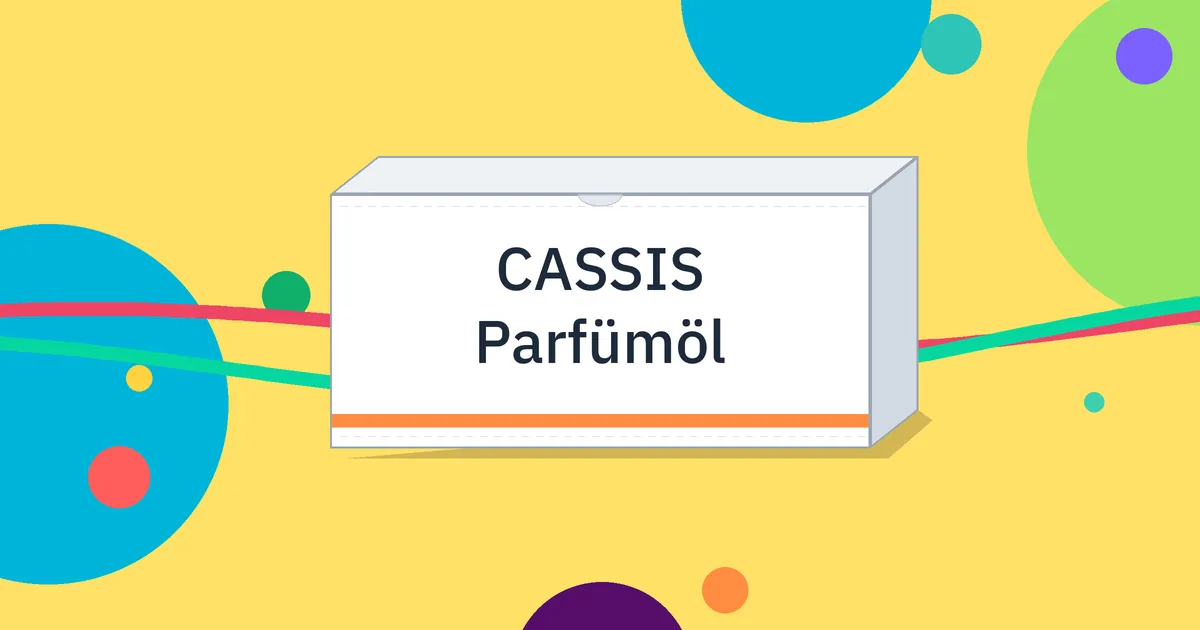Symbolbild: Packung mit der Aufschrift CASSIS Parfümöl (PZN 07617100) – Verfügbarkeit und Bezug in Apotheken in Frankfurt am Main