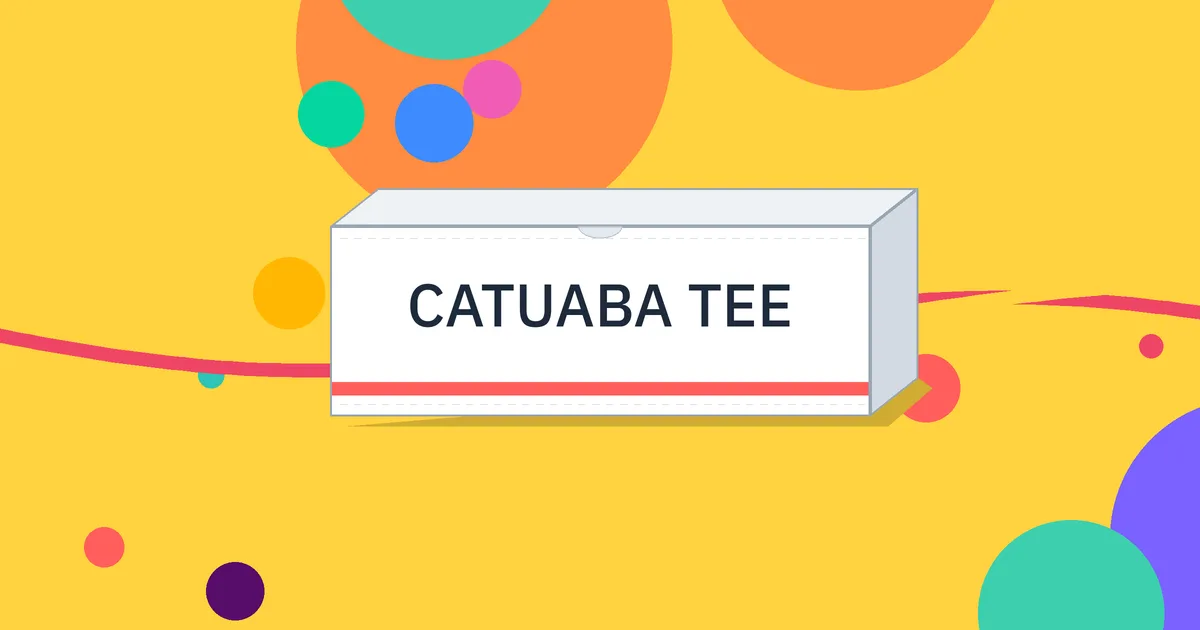 Symbolbild: Packung mit der Aufschrift CATUABA TEE (PZN 01441048) – Verfügbarkeit und Bezug in Apotheken in Frankfurt am Main