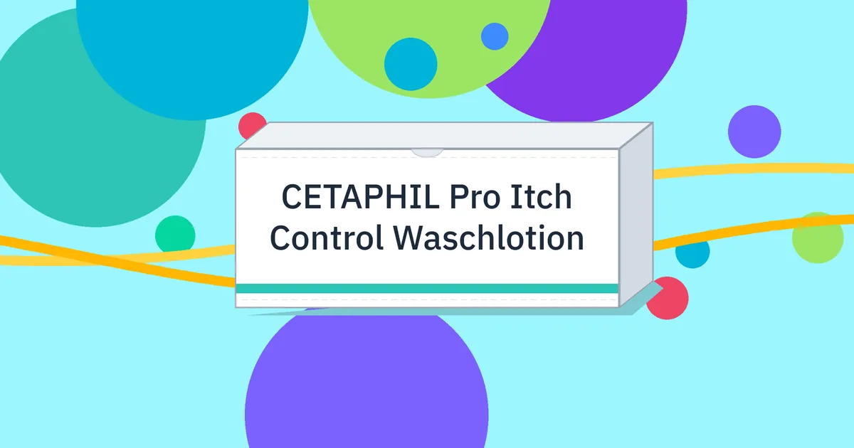 Symbolbild: Packung mit der Aufschrift CETAPHIL Pro Itch Control Waschlotion (PZN 20007501) – Verfügbarkeit und Bezug in Apotheken in Frankfurt am Main
