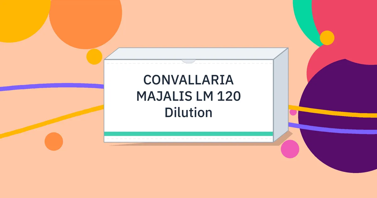Symbolbild: Packung mit der Aufschrift CONVALLARIA MAJALIS LM 120 Dilution (PZN 12833828) – Verfügbarkeit und Bezug in Apotheken in Frankfurt am Main