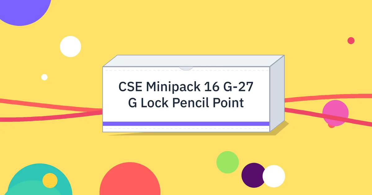 Symbolbild: Packung mit der Aufschrift CSE Minipack 16 G-27 G Lock Pencil Point (PZN 09218054) – Verfügbarkeit und Bezug in Apotheken in Frankfurt am Main