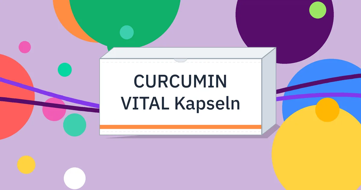 Symbolbild: Packung mit der Aufschrift CURCUMIN VITAL Kapseln (PZN 18817523) – Verfügbarkeit und Bezug in Apotheken in Frankfurt am Main
