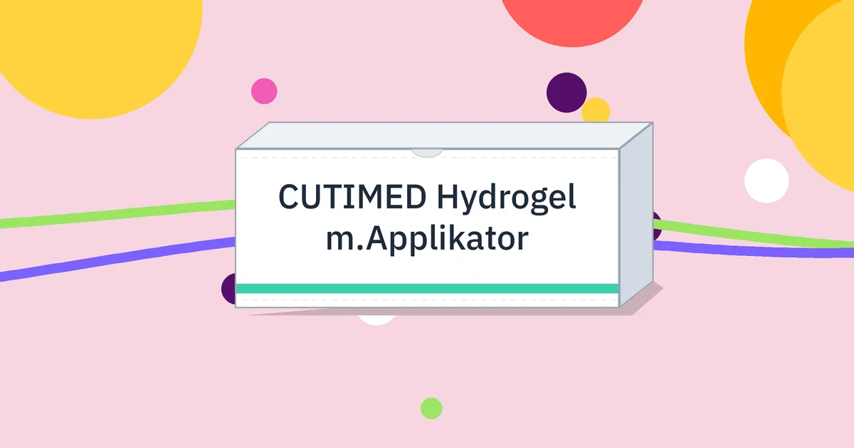 Symbolbild: Packung mit der Aufschrift CUTIMED Hydrogel m.Applikator (PZN 14372745) – Verfügbarkeit und Bezug in Apotheken in Frankfurt am Main