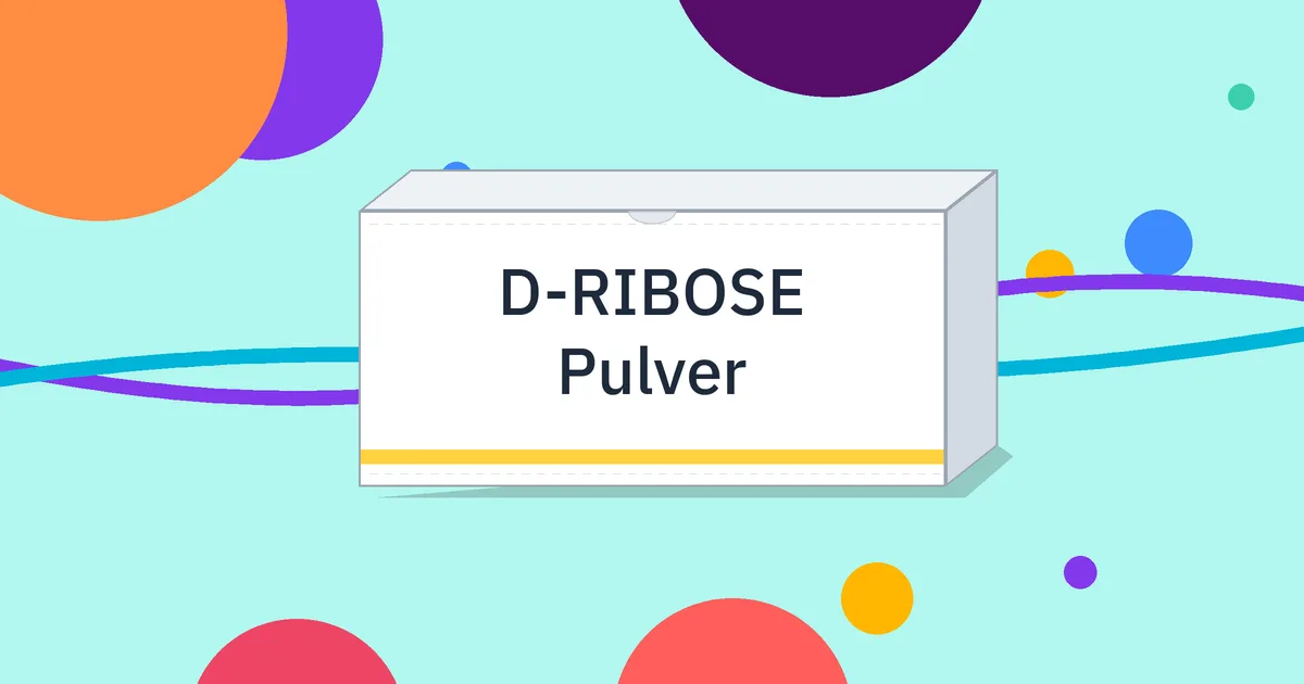Symbolbild: Packung mit der Aufschrift D-RIBOSE Pulver (PZN 00947716) – Verfügbarkeit und Bezug in Apotheken in Frankfurt am Main