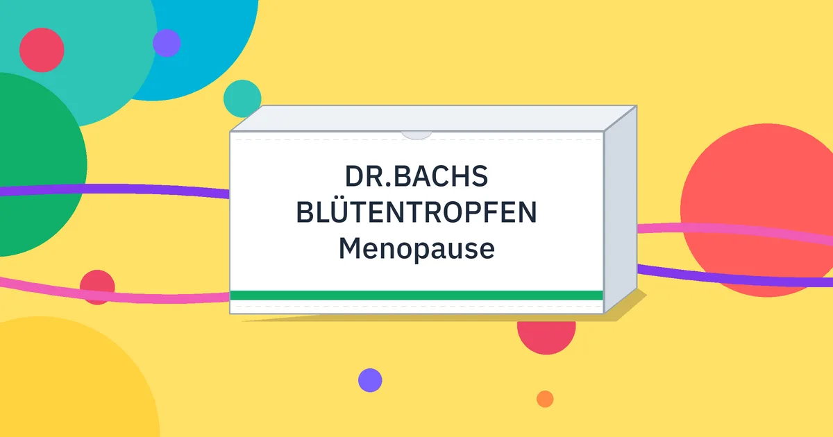 Symbolbild: Packung mit der Aufschrift DR.BACHS BLÜTENTROPFEN Menopause (PZN 17193977) – Verfügbarkeit und Bezug in Apotheken in Frankfurt am Main