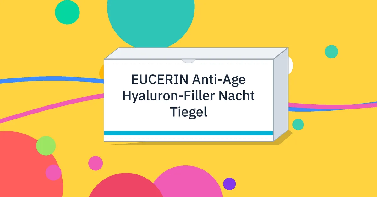 Symbolbild: Packung mit der Aufschrift EUCERIN Anti-Age Hyaluron-Filler Nacht Tiegel (PZN 04668723) – Verfügbarkeit und Bezug in Apotheken in Frankfurt am Main