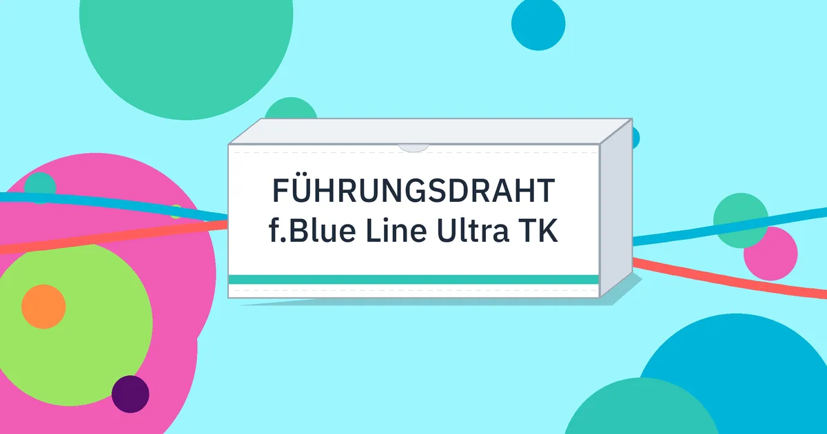 Symbolbild: Packung mit der Aufschrift FÜHRUNGSDRAHT f.Blue Line Ultra TK (PZN 05049962) – Verfügbarkeit und Bezug in Apotheken in Frankfurt am Main