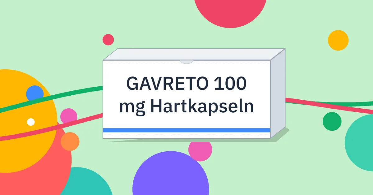 Symbolbild: Packung mit der Aufschrift GAVRETO 100 mg Hartkapseln (PZN 17195166) – Verfügbarkeit und Bezug in Apotheken in Frankfurt am Main