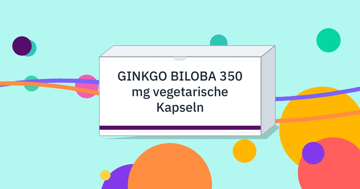 Symbolbild: Packung mit der Aufschrift GINKGO BILOBA 350 mg vegetarische Kapseln (PZN 05025192) – Verfügbarkeit und Bezug in Apotheken in Frankfurt am Main