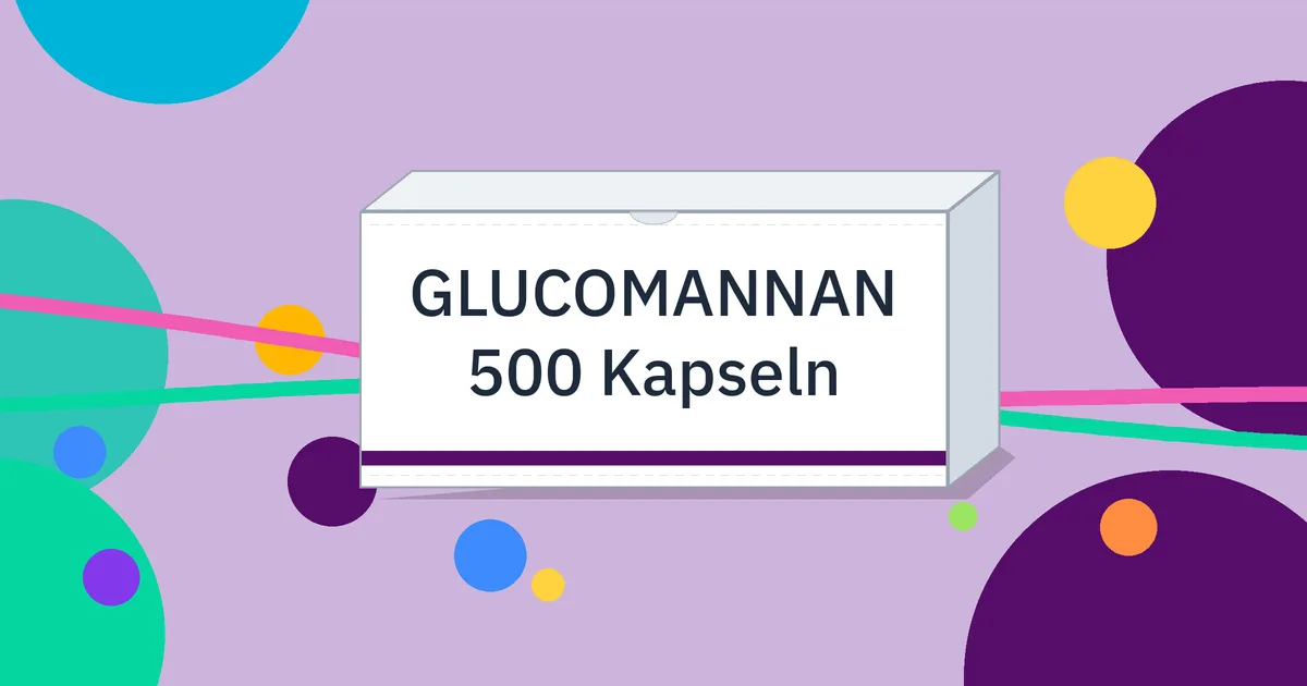 Symbolbild: Packung mit der Aufschrift GLUCOMANNAN 500 Kapseln (PZN 10391349) – Verfügbarkeit und Bezug in Apotheken in Frankfurt am Main