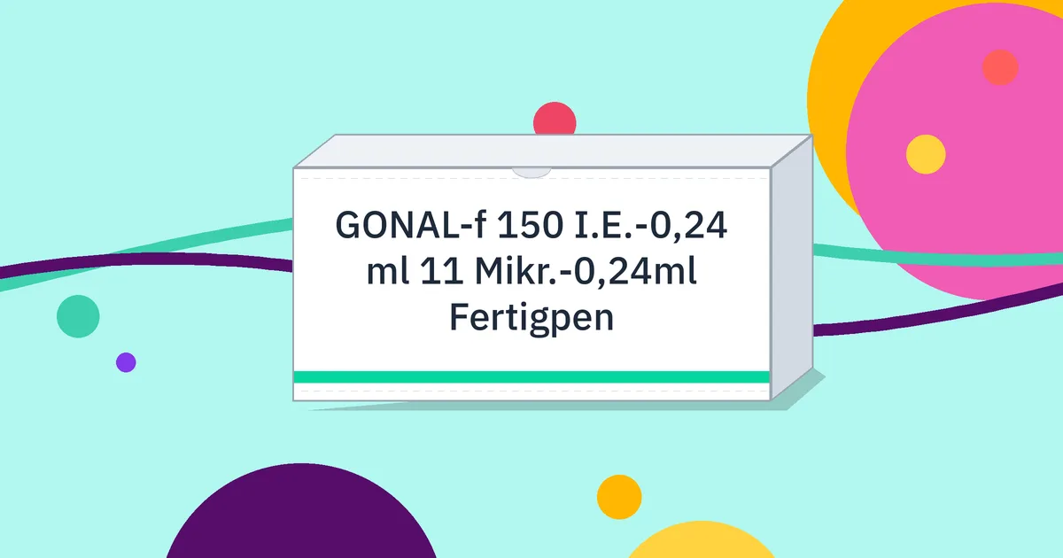 Symbolbild: Packung mit der Aufschrift GONAL-f 150 I.E.-0,24 ml 11 Mikr.-0,24ml Fertigpen (PZN 19432009) – Verfügbarkeit und Bezug in Apotheken in Frankfurt am Main