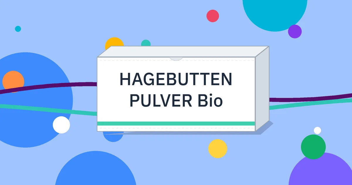 Symbolbild: Packung mit der Aufschrift HAGEBUTTEN PULVER Bio (PZN 09245571) – Verfügbarkeit und Bezug in Apotheken in Frankfurt am Main
