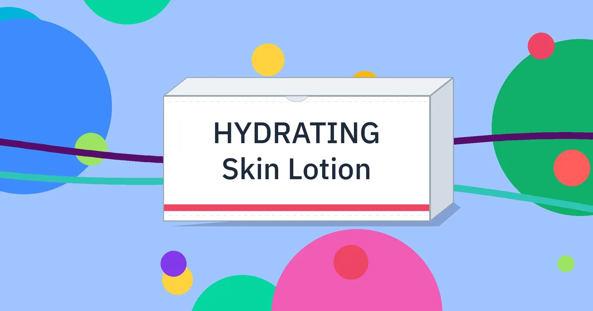 Symbolbild: Packung mit der Aufschrift HYDRATING Skin Lotion (PZN 19667037) – Verfügbarkeit und Bezug in Apotheken in Frankfurt am Main