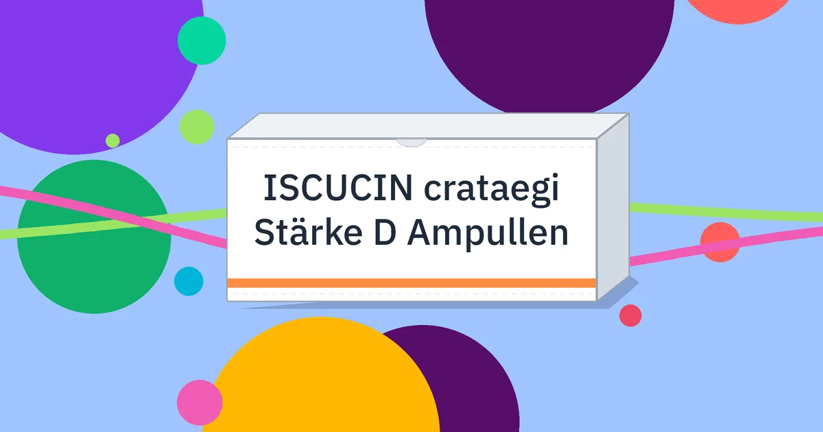 Symbolbild: Packung mit der Aufschrift ISCUCIN crataegi Stärke D Ampullen (PZN 03083305) – Verfügbarkeit und Bezug in Apotheken in Frankfurt am Main