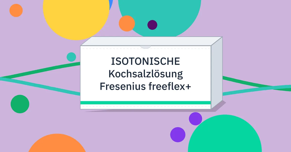 Symbolbild: Packung mit der Aufschrift ISOTONISCHE Kochsalzlösung Fresenius freeflex+ (PZN 09477442) – Verfügbarkeit und Bezug in Apotheken in Frankfurt am Main