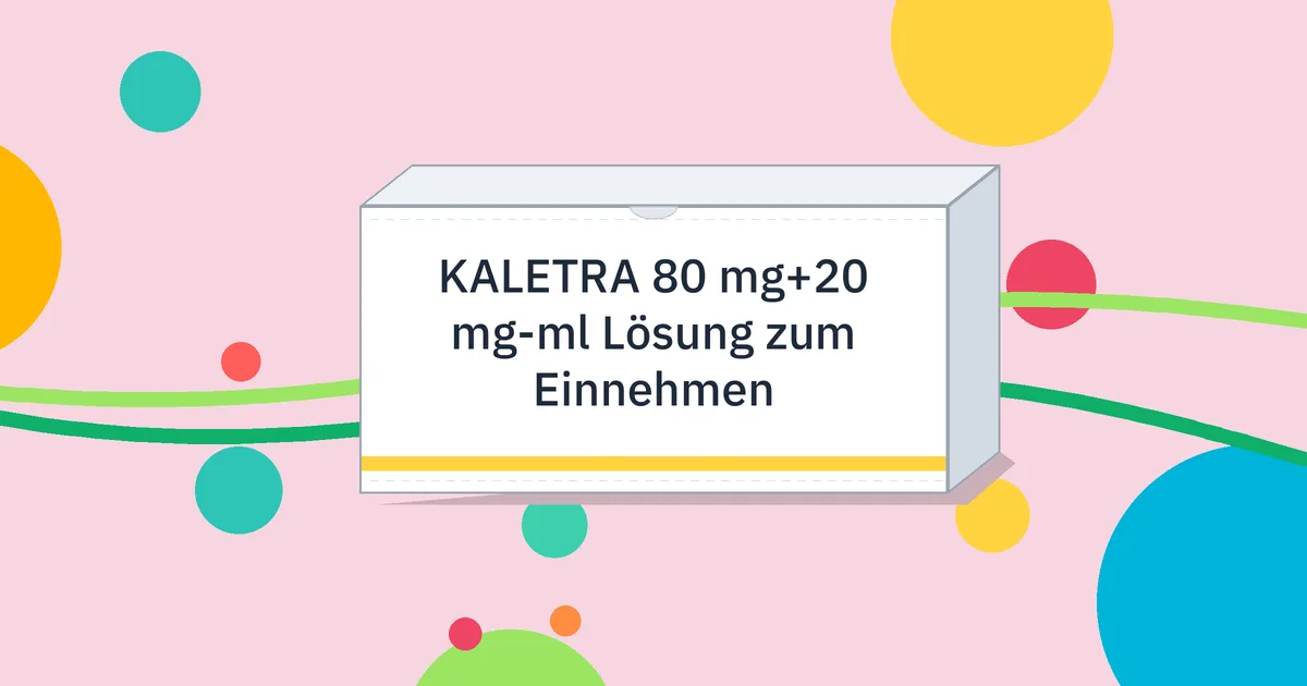 Symbolbild: Packung mit der Aufschrift KALETRA 80 mg+20 mg-ml Lösung zum Einnehmen (PZN 01587510) – Verfügbarkeit und Bezug in Apotheken in Frankfurt am Main