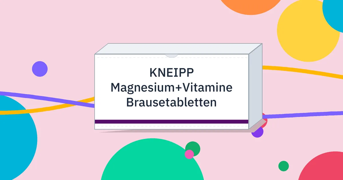 Symbolbild: Packung mit der Aufschrift KNEIPP Magnesium+Vitamine Brausetabletten (PZN 02565930) – Verfügbarkeit und Bezug in Apotheken in Frankfurt am Main
