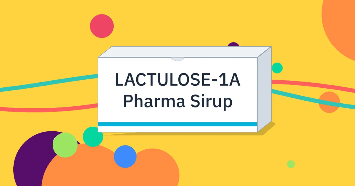 Symbolbild: Packung mit der Aufschrift LACTULOSE-1A Pharma Sirup (PZN 01418925) – Verfügbarkeit und Bezug in Apotheken in Frankfurt am Main