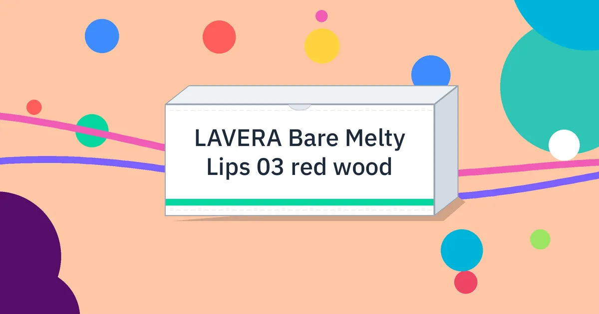 Symbolbild: Packung mit der Aufschrift LAVERA Bare Melty Lips 03 red wood (PZN 19196307) – Verfügbarkeit und Bezug in Apotheken in Frankfurt am Main