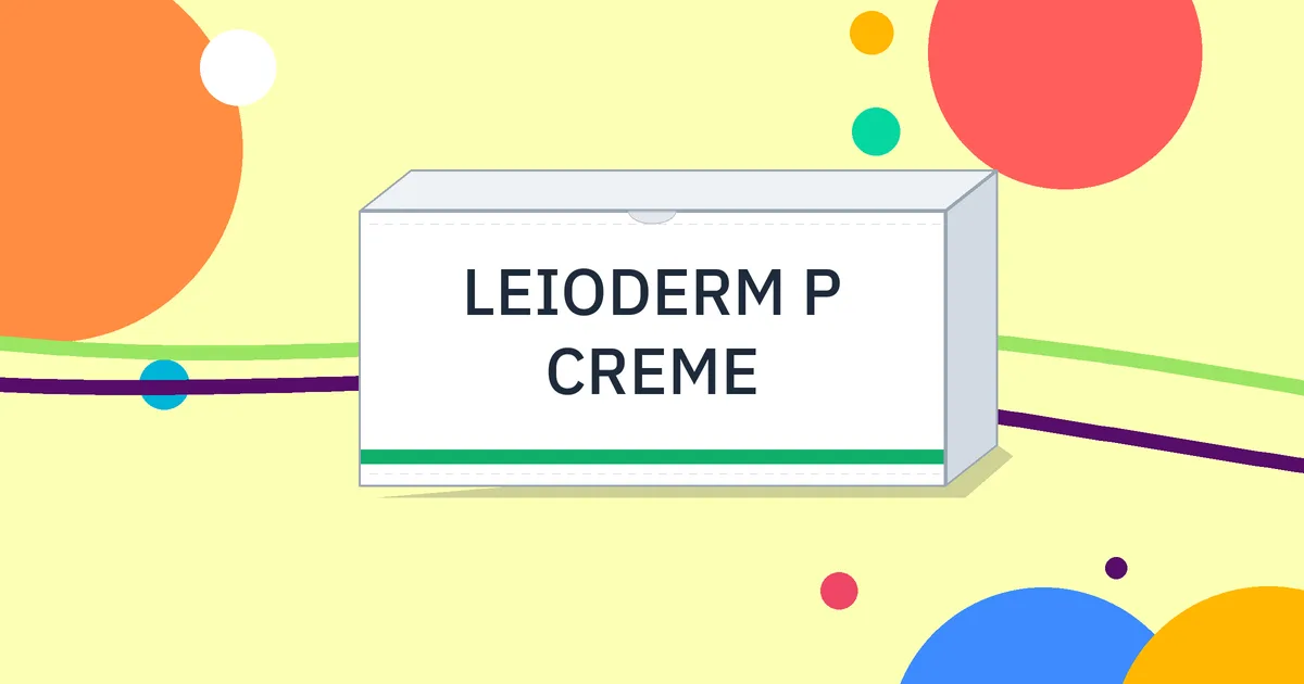 Symbolbild: Packung mit der Aufschrift LEIODERM P CREME (PZN 07105630) – Verfügbarkeit und Bezug in Apotheken in Frankfurt am Main
