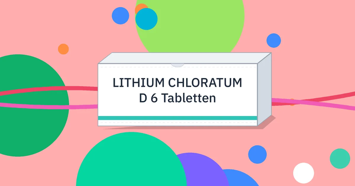 Symbolbild: Packung mit der Aufschrift LITHIUM CHLORATUM D 6 Tabletten (PZN 02633086) – Verfügbarkeit und Bezug in Apotheken in Frankfurt am Main