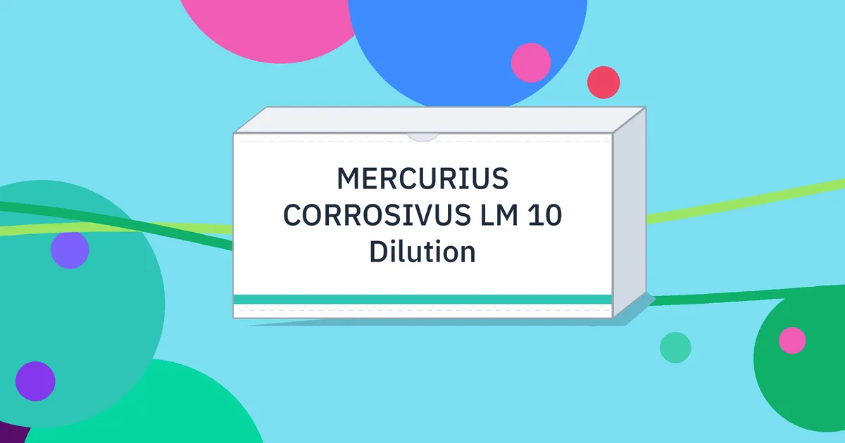 Symbolbild: Packung mit der Aufschrift MERCURIUS CORROSIVUS LM 10 Dilution (PZN 12949927) – Verfügbarkeit und Bezug in Apotheken in Frankfurt am Main