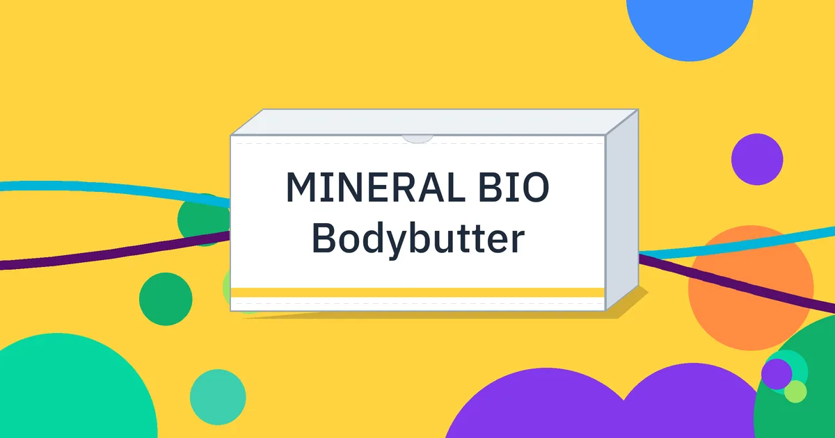 Symbolbild: Packung mit der Aufschrift MINERAL BIO Bodybutter (PZN 03663043) – Verfügbarkeit und Bezug in Apotheken in Frankfurt am Main