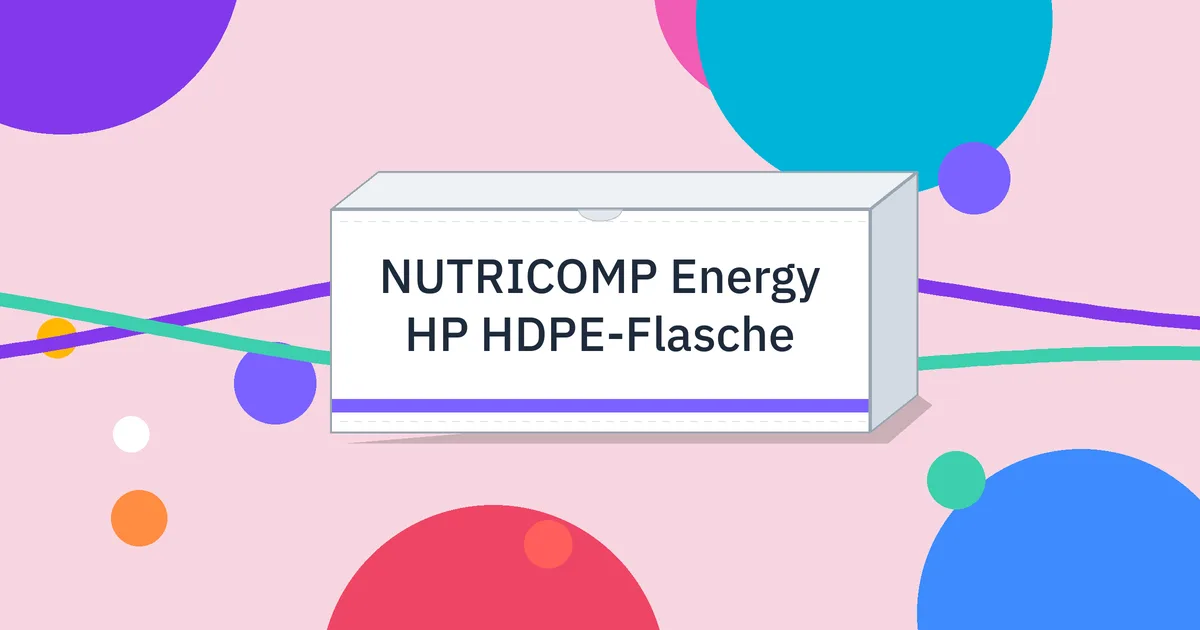 Symbolbild: Packung mit der Aufschrift NUTRICOMP Energy HP HDPE-Flasche (PZN 18323175) – Verfügbarkeit und Bezug in Apotheken in Frankfurt am Main
