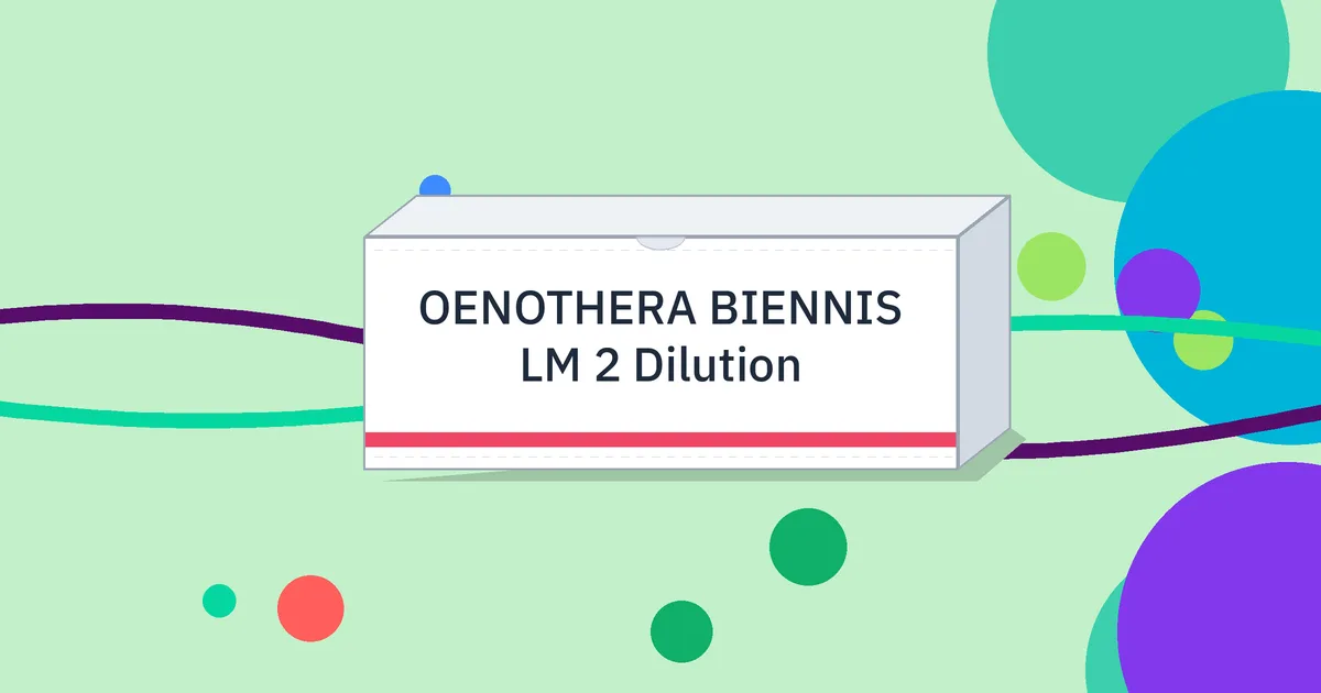 Symbolbild: Packung mit der Aufschrift OENOTHERA BIENNIS LM 2 Dilution (PZN 13622708) – Verfügbarkeit und Bezug in Apotheken in Frankfurt am Main