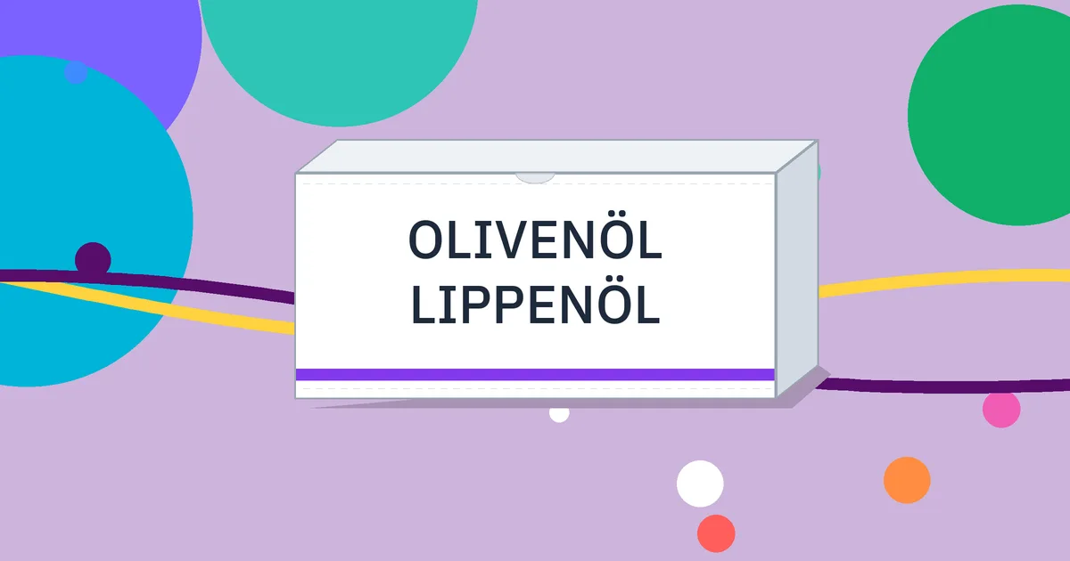 Symbolbild: Packung mit der Aufschrift OLIVENÖL LIPPENÖL (PZN 18664516) – Verfügbarkeit und Bezug in Apotheken in Frankfurt am Main