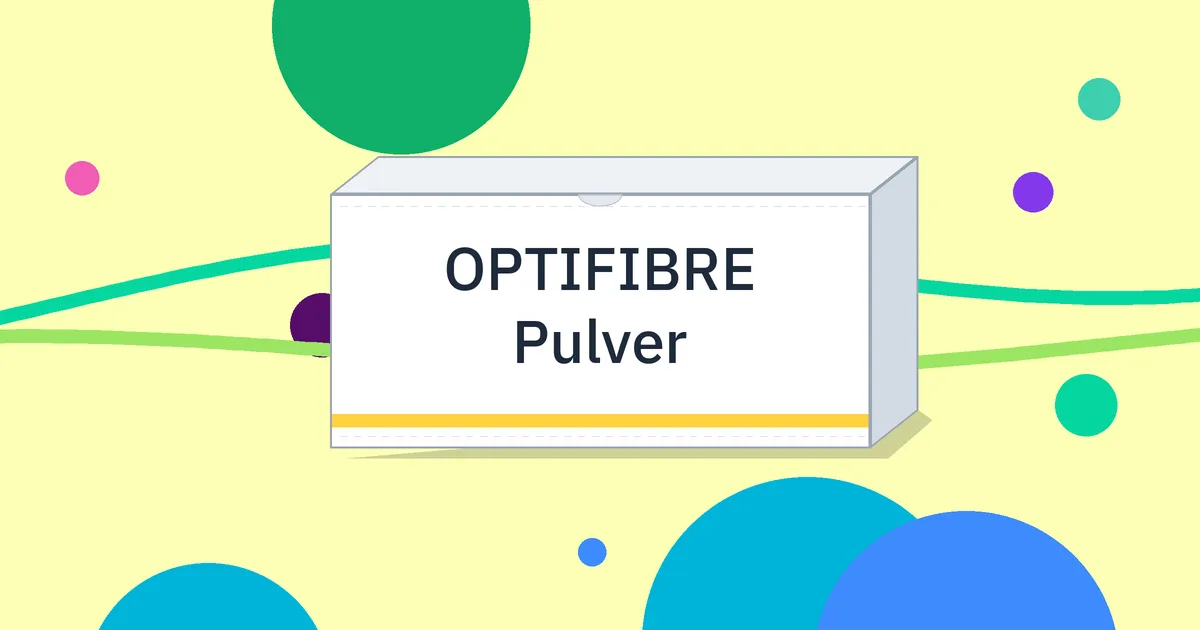 Symbolbild: Packung mit der Aufschrift OPTIFIBRE Pulver (PZN 10832730) – Verfügbarkeit und Bezug in Apotheken in Frankfurt am Main
