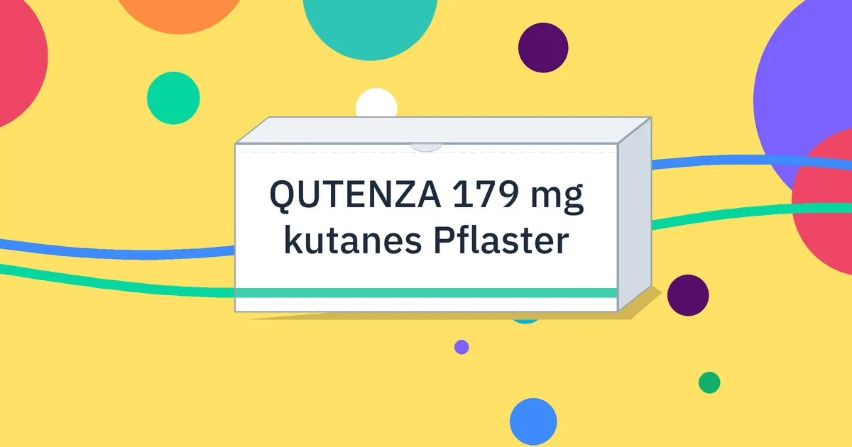 Symbolbild: Packung mit der Aufschrift QUTENZA 179 mg kutanes Pflaster (PZN 06145521) – Verfügbarkeit und Bezug in Apotheken in Frankfurt am Main