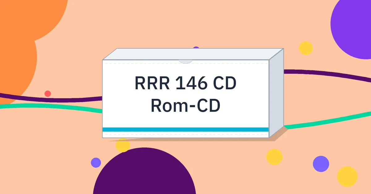 Symbolbild: Packung mit der Aufschrift RRR 146 CD Rom-CD (PZN 05975841) – Verfügbarkeit und Bezug in Apotheken in Frankfurt am Main