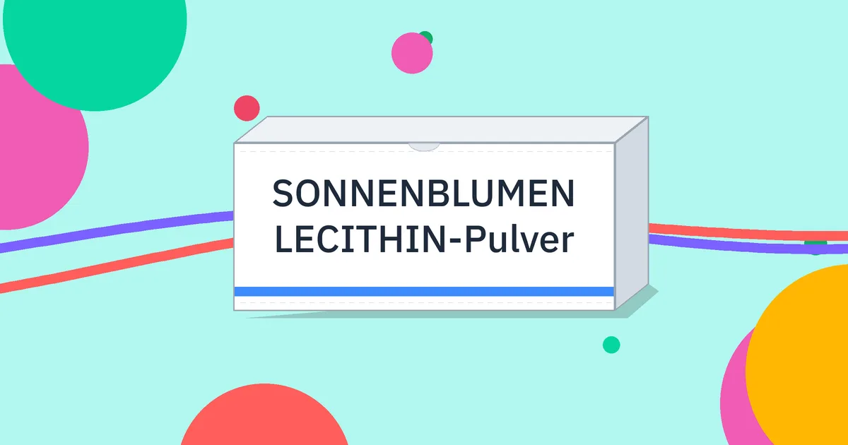 Symbolbild: Packung mit der Aufschrift SONNENBLUMEN LECITHIN-Pulver (PZN 12363883) – Verfügbarkeit und Bezug in Apotheken in Frankfurt am Main