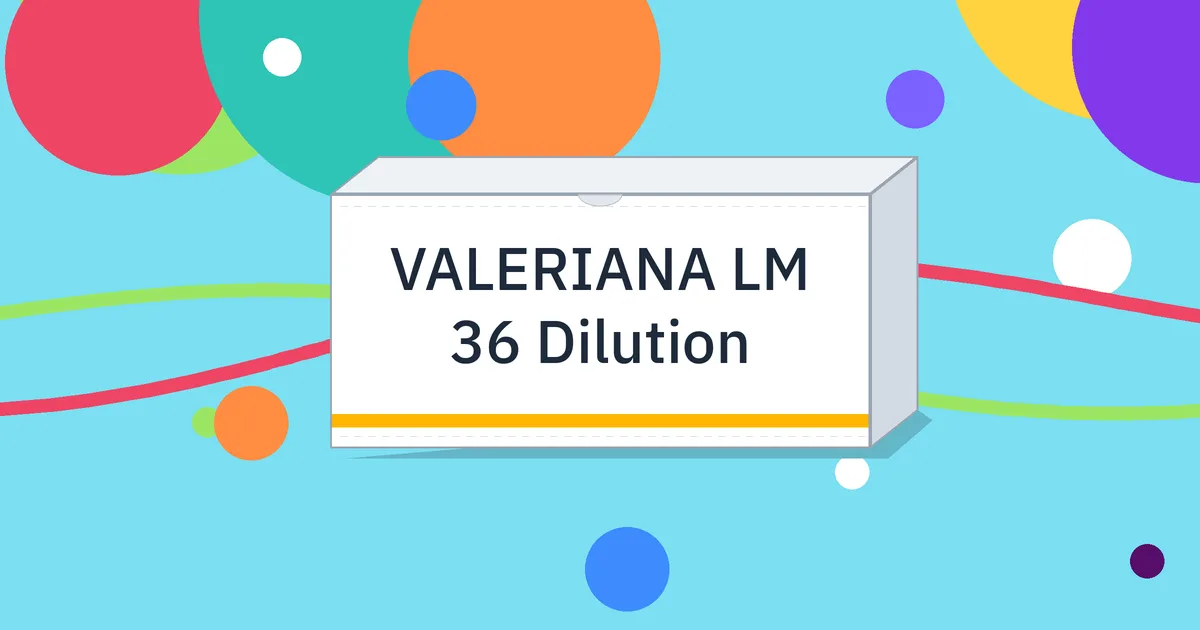 Symbolbild: Packung mit der Aufschrift VALERIANA LM 36 Dilution (PZN 13262061) – Verfügbarkeit und Bezug in Apotheken in Frankfurt am Main