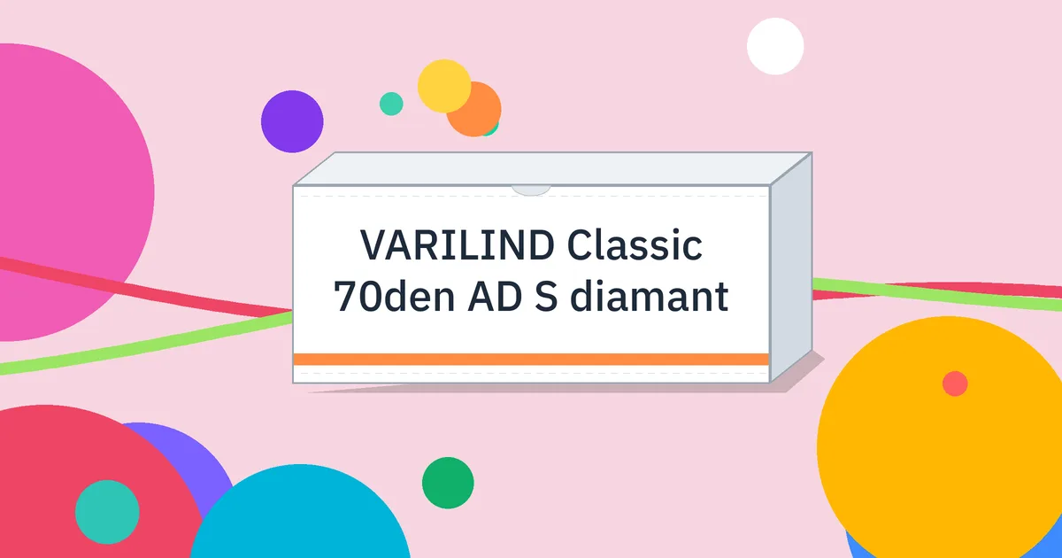 Symbolbild: Packung mit der Aufschrift VARILIND Classic 70den AD S diamant (PZN 09521522) – Verfügbarkeit und Bezug in Apotheken in Frankfurt am Main