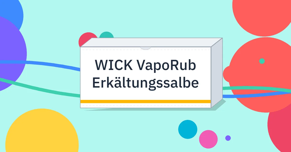 Symbolbild: Packung mit der Aufschrift WICK VapoRub Erkältungssalbe (PZN 00358730) – Verfügbarkeit und Bezug in Apotheken in Frankfurt am Main