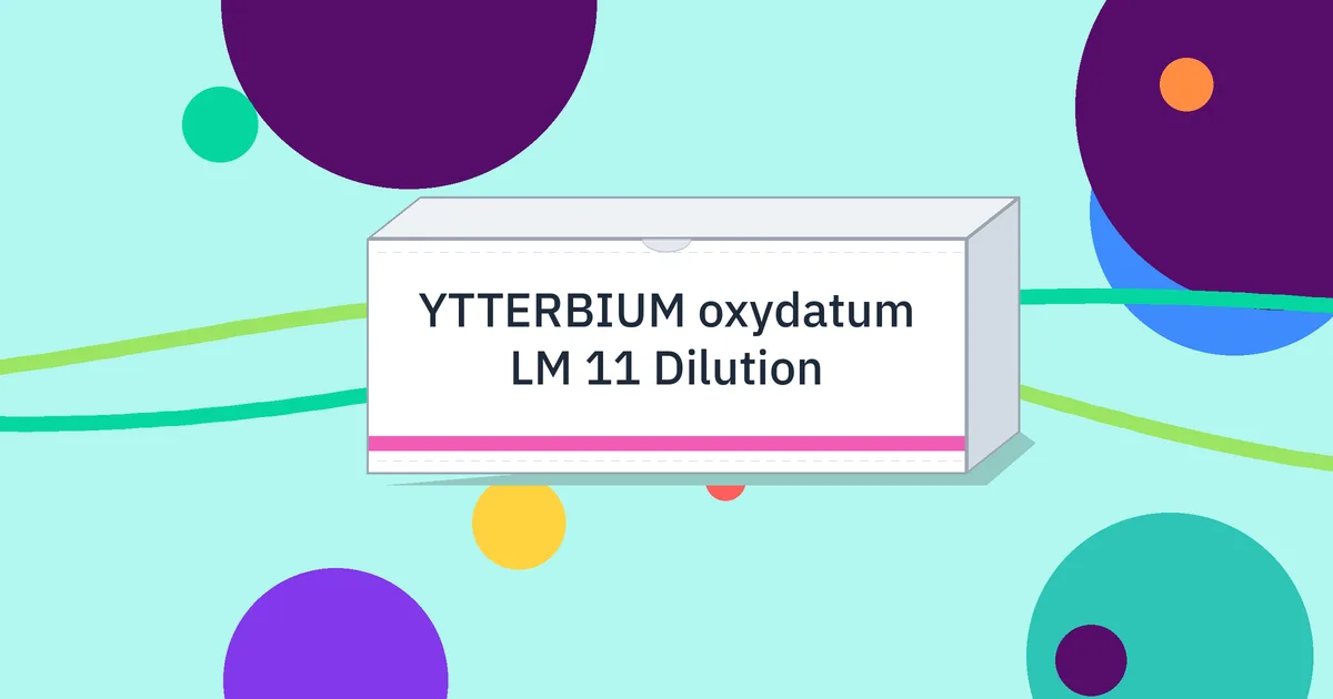 Symbolbild: Packung mit der Aufschrift YTTERBIUM oxydatum LM 11 Dilution (PZN 13286860) – Verfügbarkeit und Bezug in Apotheken in Frankfurt am Main