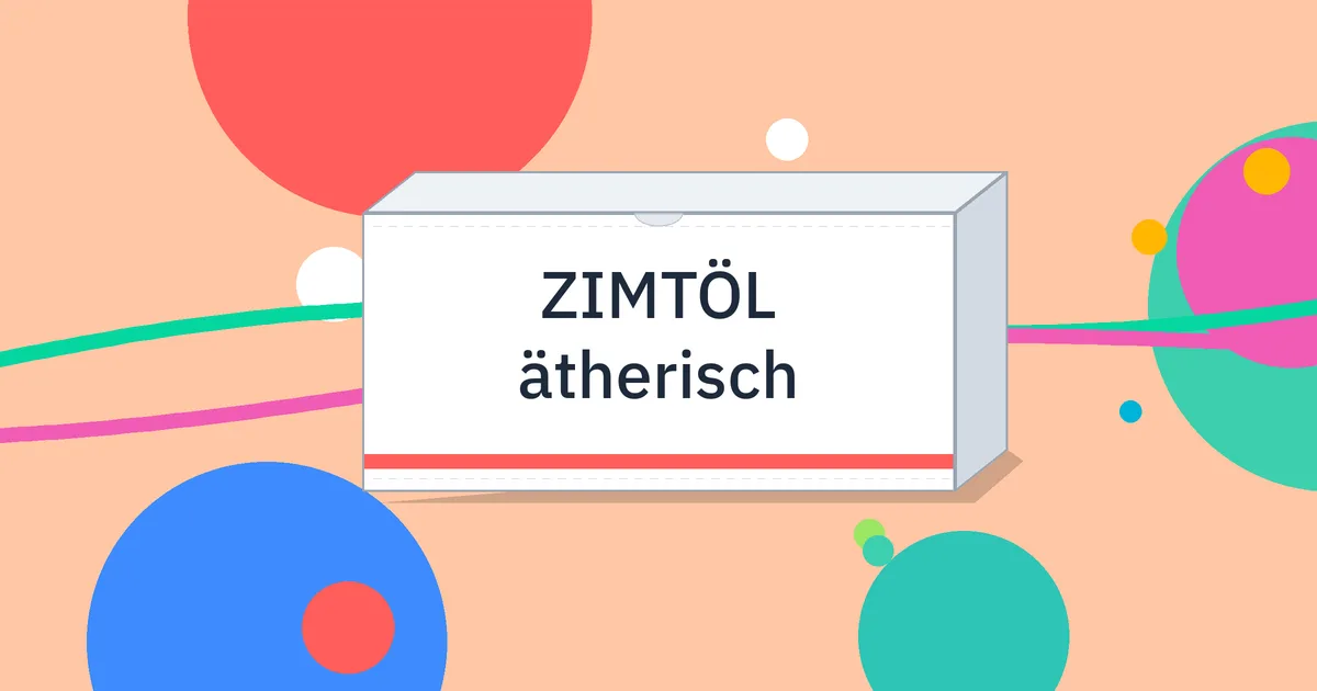 Symbolbild: Packung mit der Aufschrift ZIMTÖL ätherisch (PZN 15407598) – Verfügbarkeit und Bezug in Apotheken in Frankfurt am Main