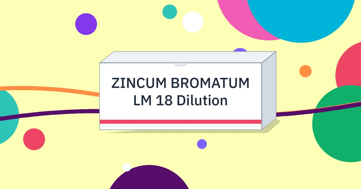 Symbolbild: Packung mit der Aufschrift ZINCUM BROMATUM LM 18 Dilution (PZN 13291513) – Verfügbarkeit und Bezug in Apotheken in Frankfurt am Main
