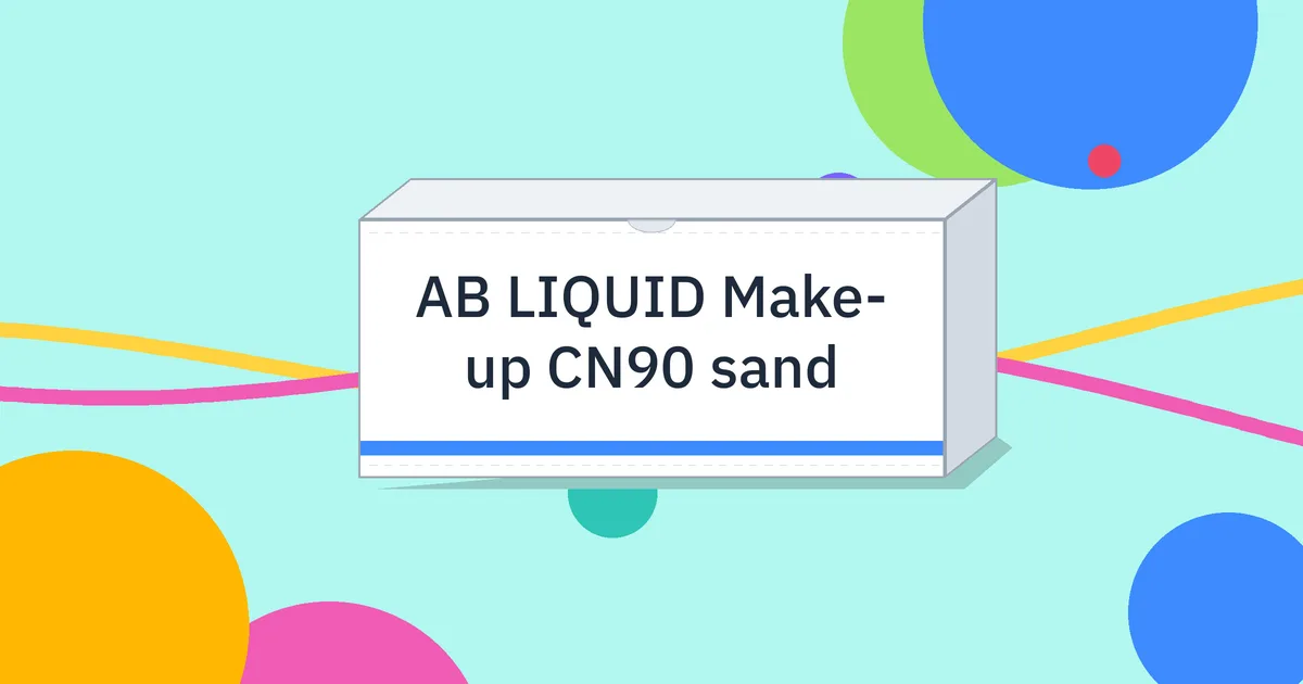 Symbolbild: Packung mit der Aufschrift AB LIQUID Make-up CN90 sand (PZN 18895569) – Verfügbarkeit und Bezug in Apotheken in Frankfurt am Main