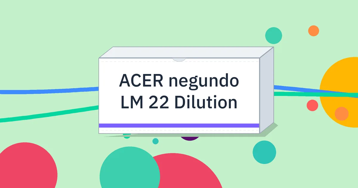 Symbolbild: Packung mit der Aufschrift ACER negundo LM 22 Dilution (PZN 13264427) – Verfügbarkeit und Bezug in Apotheken in Frankfurt am Main