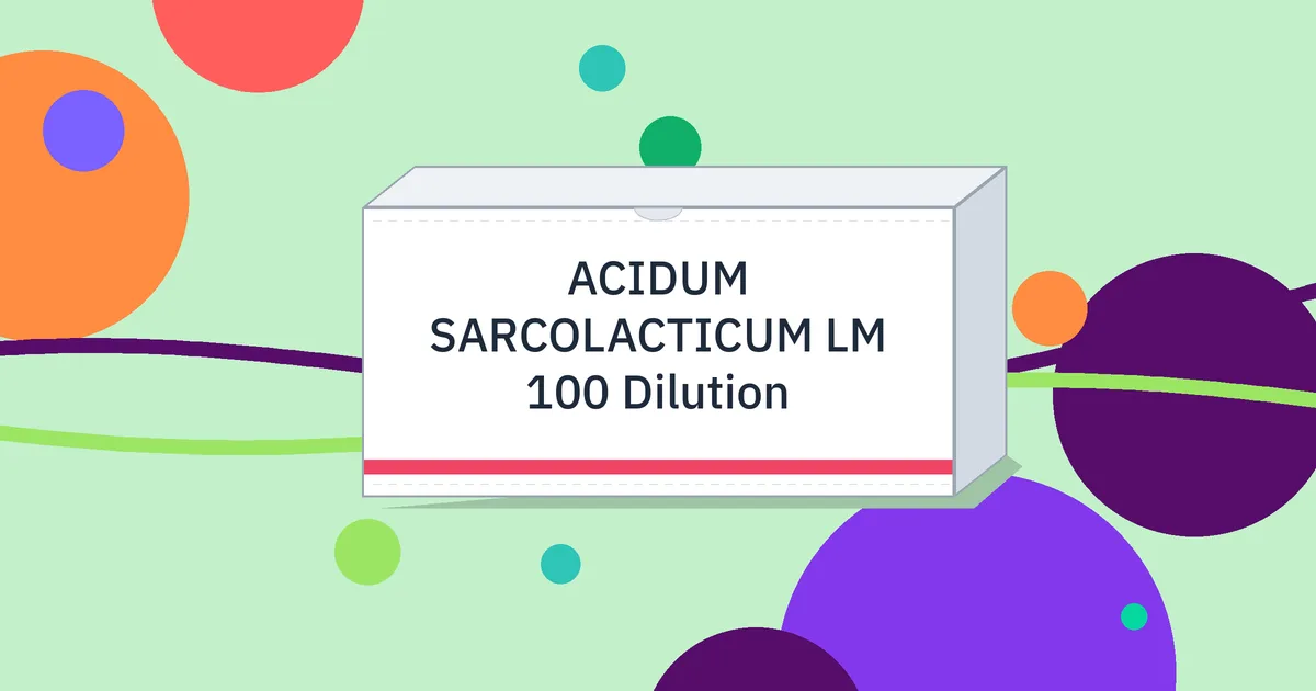 Symbolbild: Packung mit der Aufschrift ACIDUM SARCOLACTICUM LM 100 Dilution (PZN 13283502) – Verfügbarkeit und Bezug in Apotheken in Frankfurt am Main