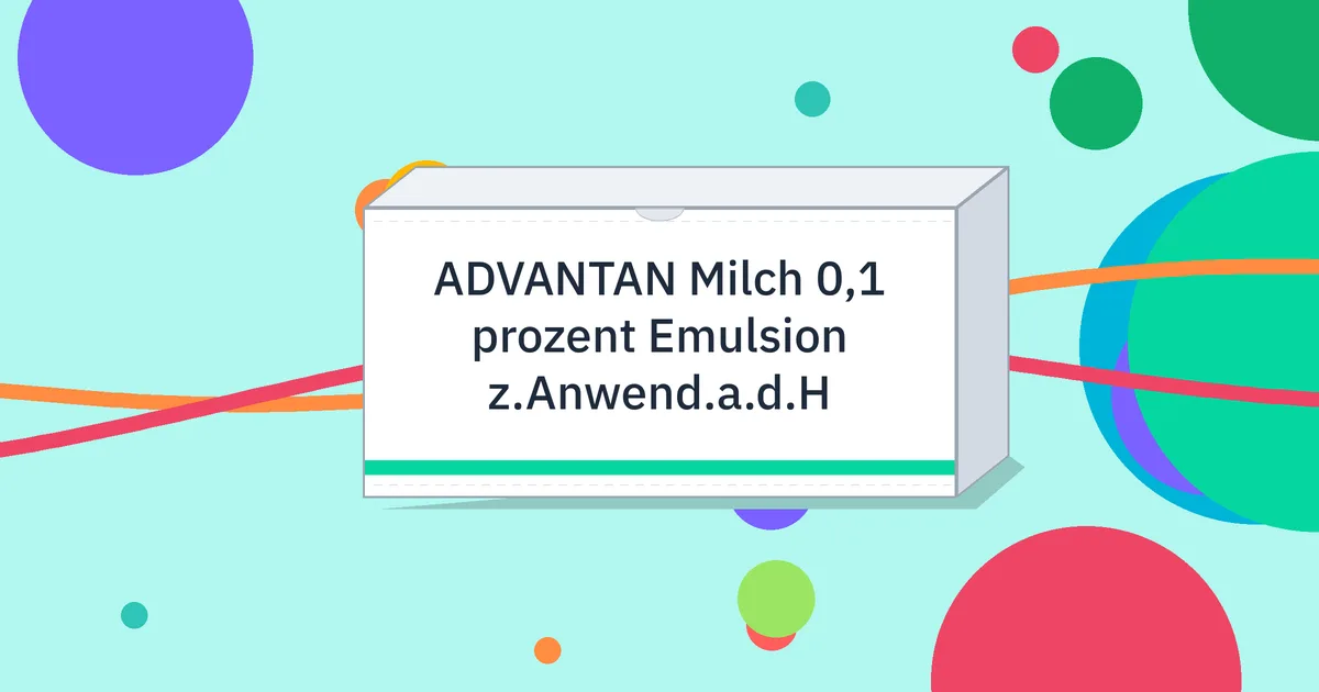 Symbolbild: Packung mit der Aufschrift ADVANTAN Milch 0,1 prozent Emulsion z.Anwend.a.d.H (PZN 00259407) – Verfügbarkeit und Bezug in Apotheken in Frankfurt am Main