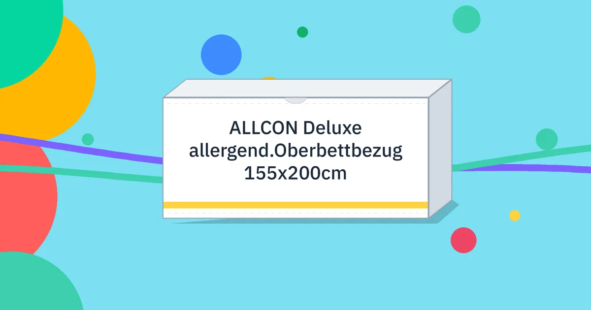 Symbolbild: Packung mit der Aufschrift ALLCON Deluxe allergend.Oberbettbezug 155x200cm (PZN 12446008) – Verfügbarkeit und Bezug in Apotheken in Frankfurt am Main