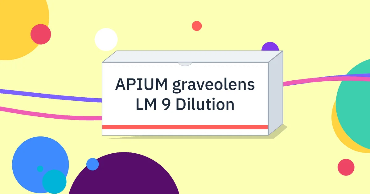 Symbolbild: Packung mit der Aufschrift APIUM graveolens LM 9 Dilution (PZN 13378131) – Verfügbarkeit und Bezug in Apotheken in Frankfurt am Main
